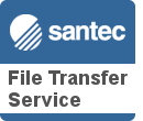santec file transfer service - Login